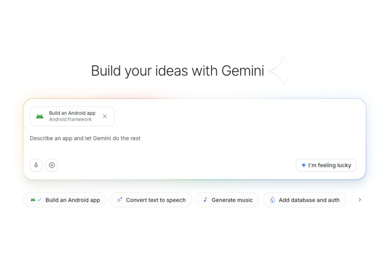 Google AI Studio : créer une app Android avec Gemini